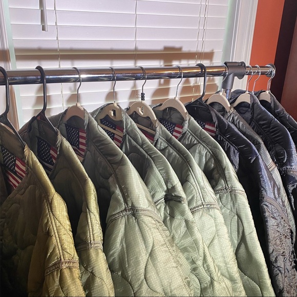 APV CAMO | Jackets & Coats | Vintage Upscaled Oversized Army Quilted ...